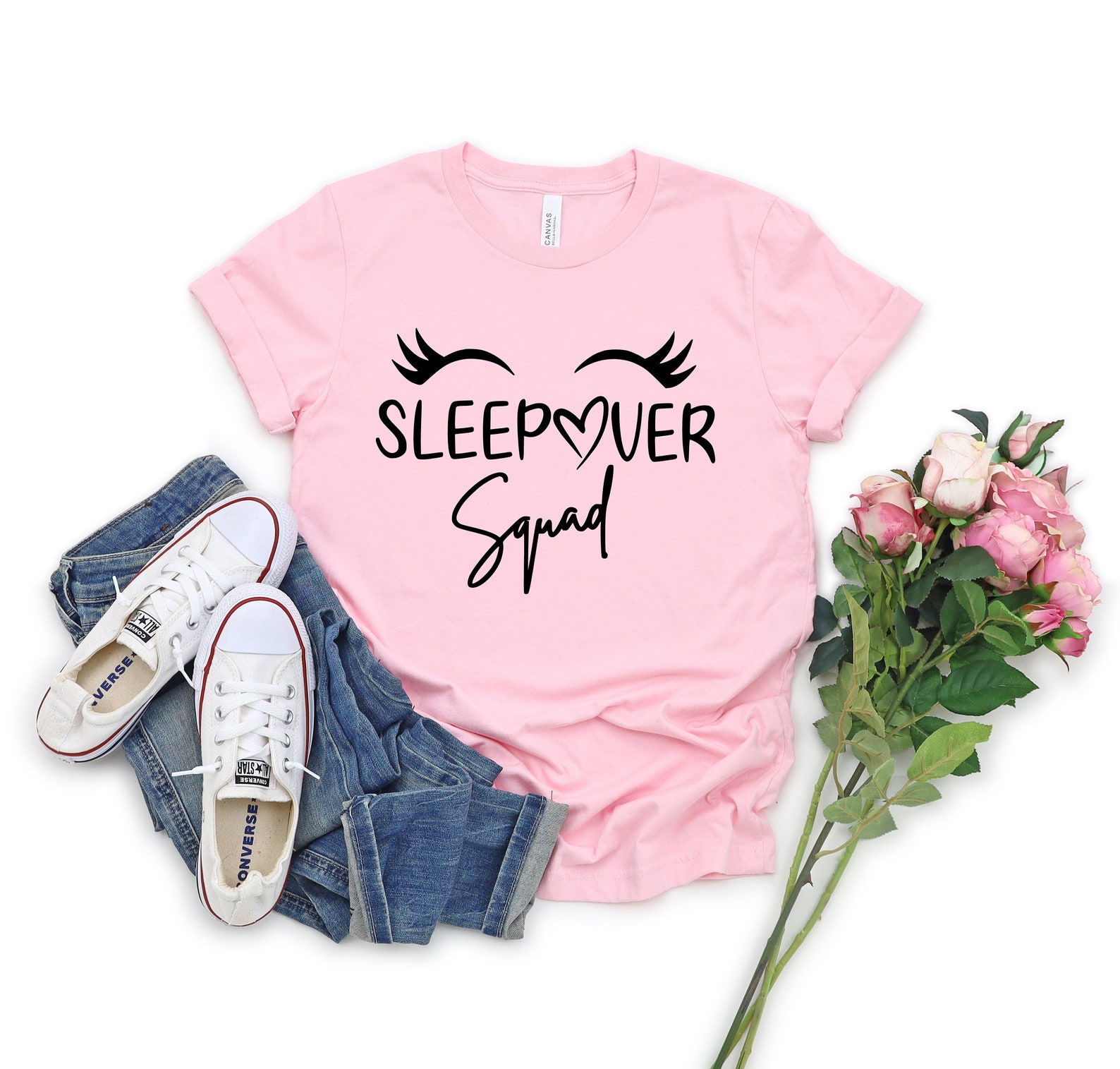 Sleepover Squad Shirts , Girls Birthday Party Shirts , Slumber Party ...