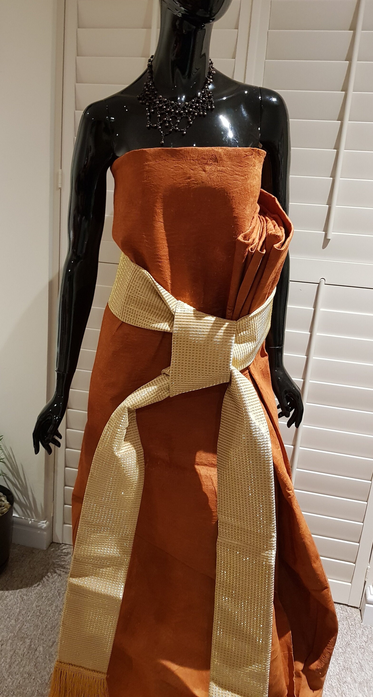 Eco-friendly Fabric. 100% Organic African Vitage Fabric. Bark Cloth ...