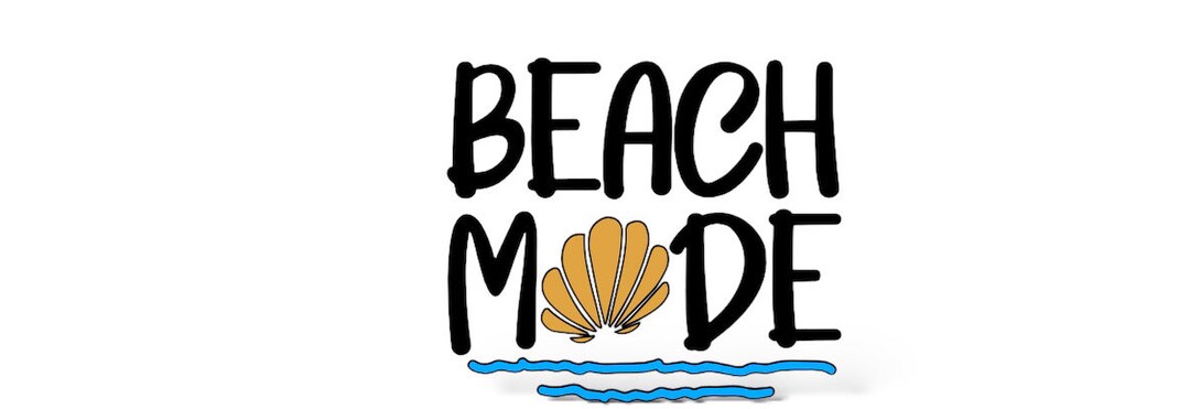 Beach Mode Decal - Etsy