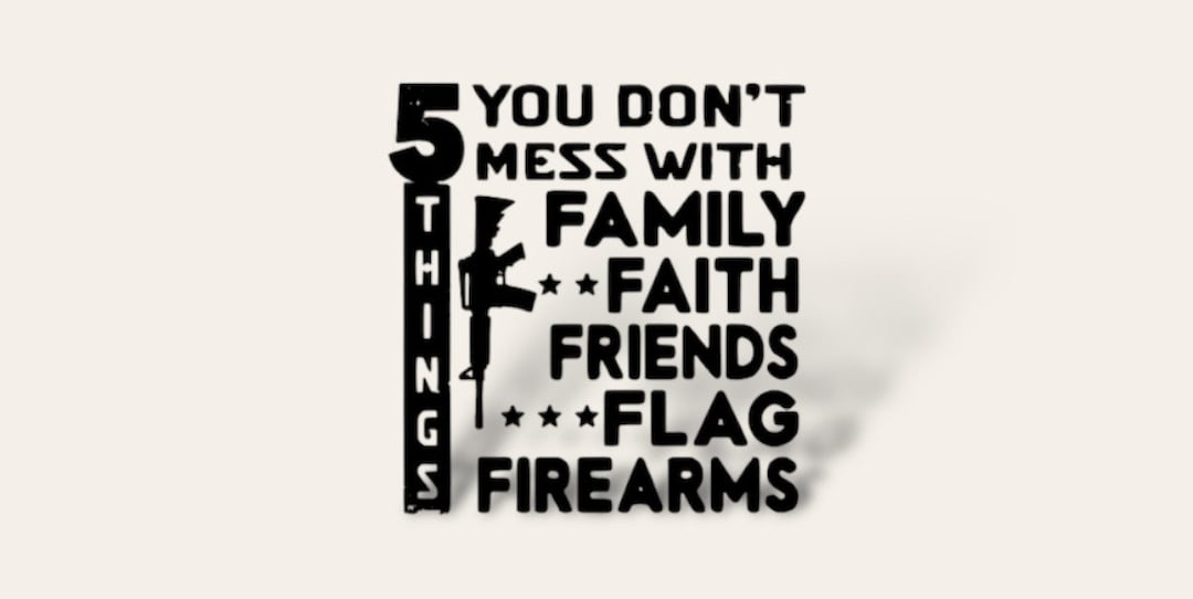 5 Things You Dont Mess With Decals - Etsy