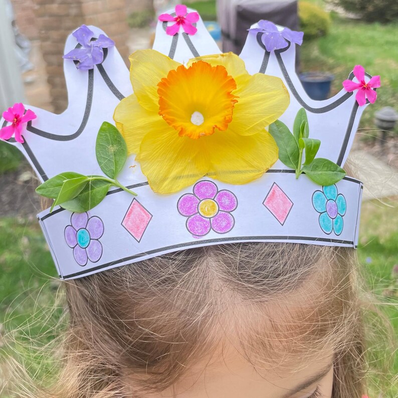 May Crowning Activity; Mary and Me Crowning Activity; Mothers Day Craft ...