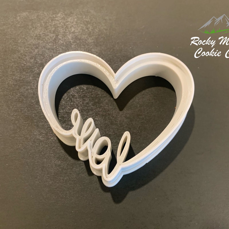 Love Cookie Cutter - Etsy
