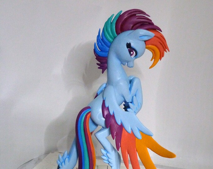 My Little Pony Rainbow Dash G5 Concept OOAK Figurine - Etsy