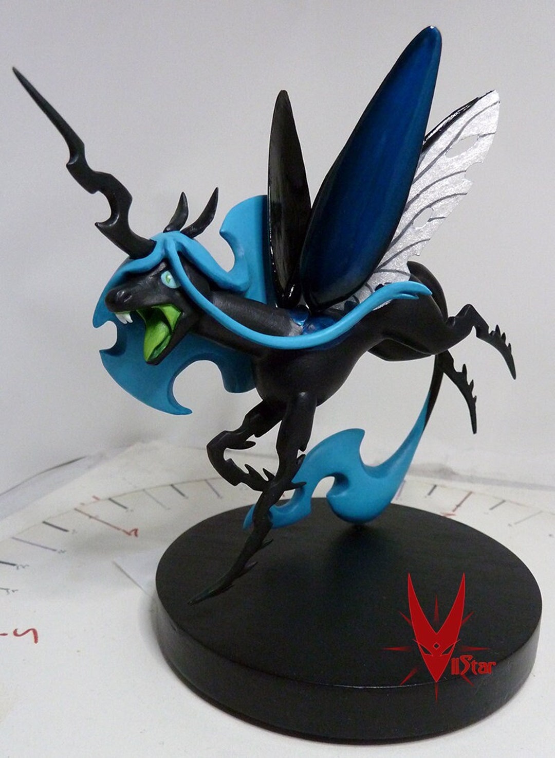 My Little Last Unicorn Queen Chrysalis OOAK Figurine - Etsy
