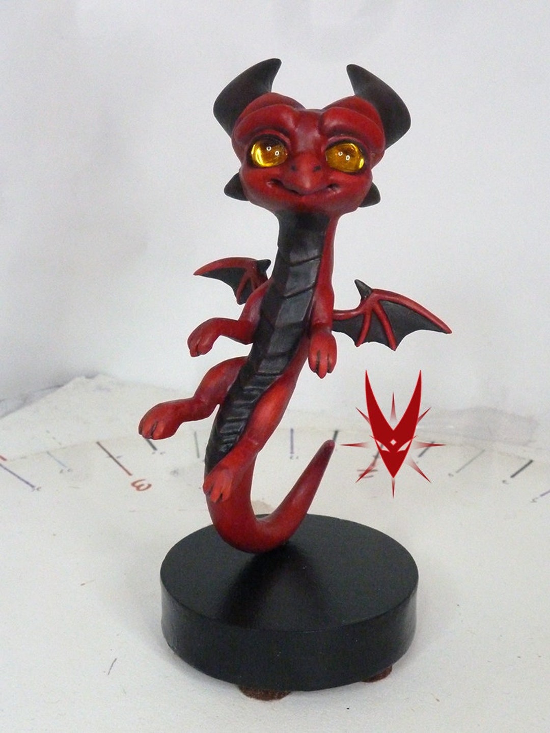 Red Dragon - Etsy