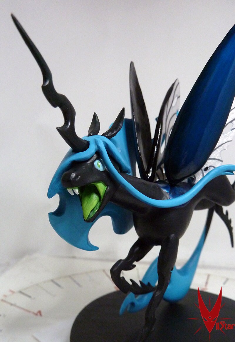 My Little Last Unicorn Queen Chrysalis OOAK Figurine - Etsy