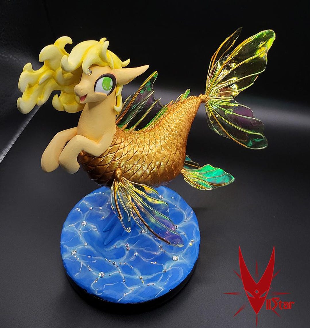 My Little Pony Sea Pony OC OOAK - Etsy