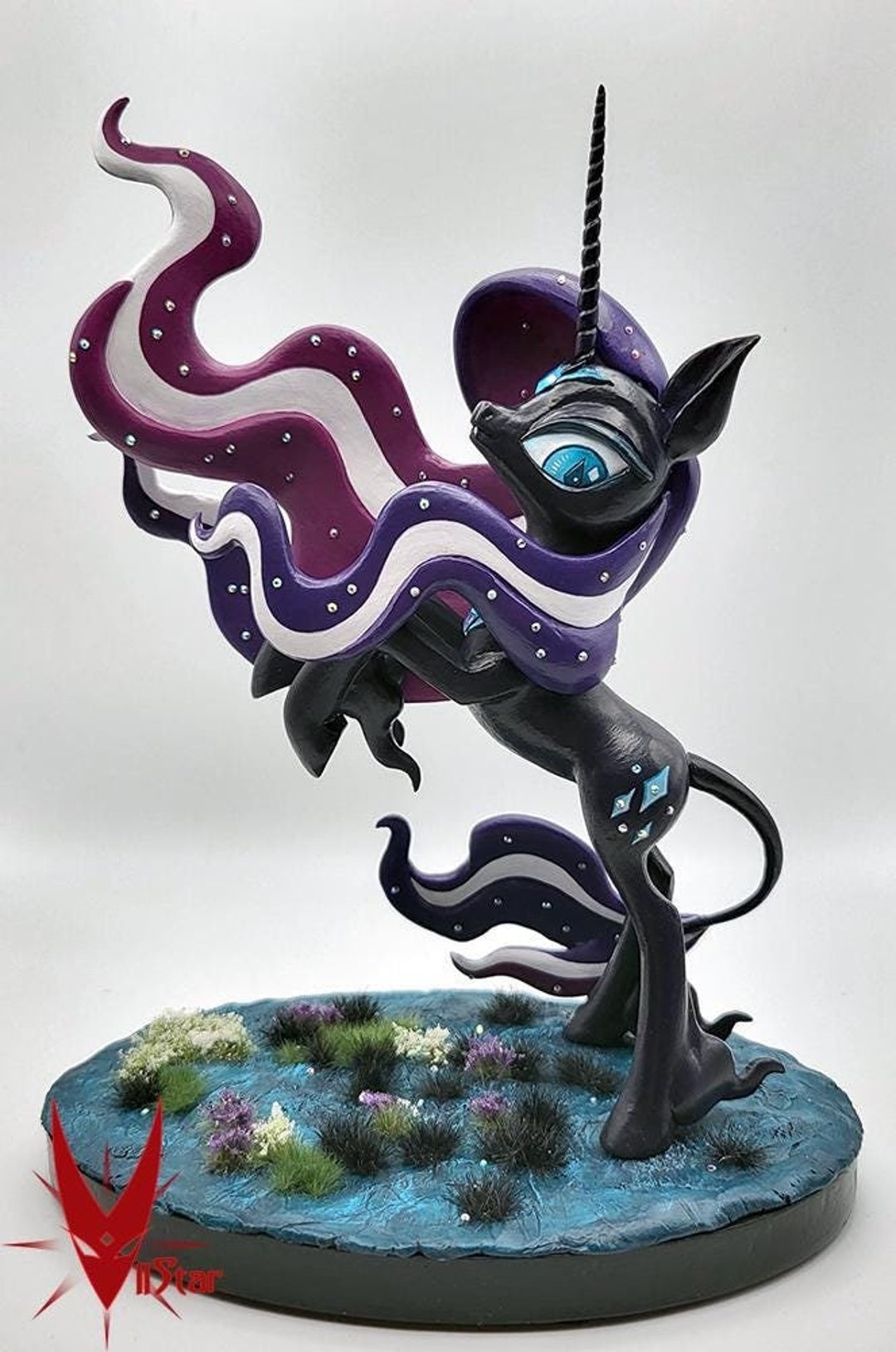 My Little Pony Nightmare Rarity G5 Concept OOAK Figurine - Etsy