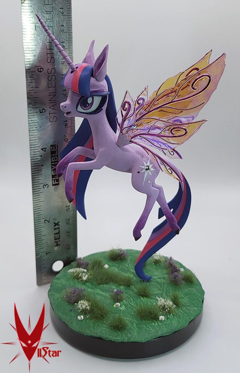 Twilight Sparkle My Little Pony Flutter Pony OOAK Figurine - Etsy