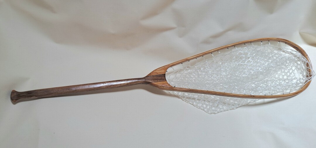 Walnut Handle, Walnut and Ash Long Handle Fishing Net - Etsy