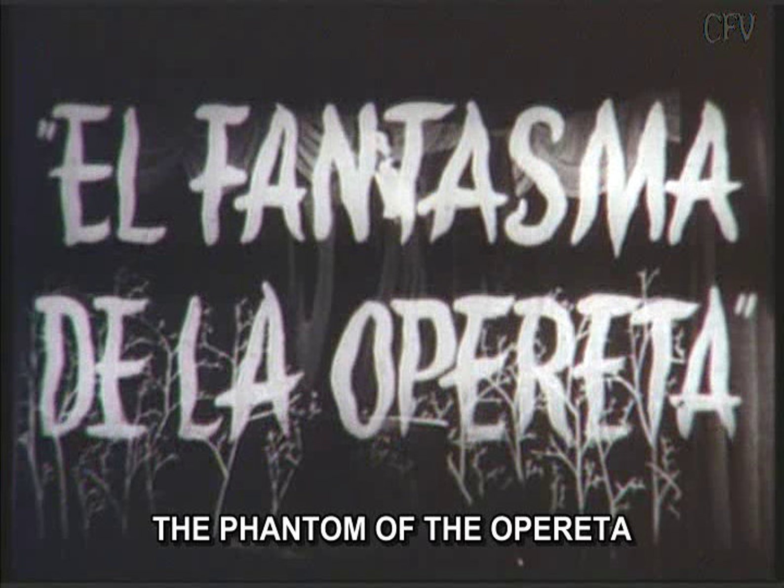 The Phantom of the Operetta 1955 English Subtitled - Etsy