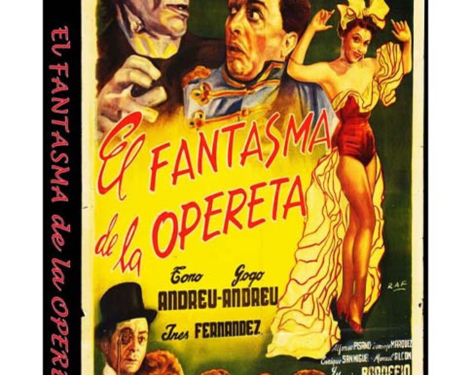 The Phantom of the Operetta (1955, English Subtitled) - Etsy