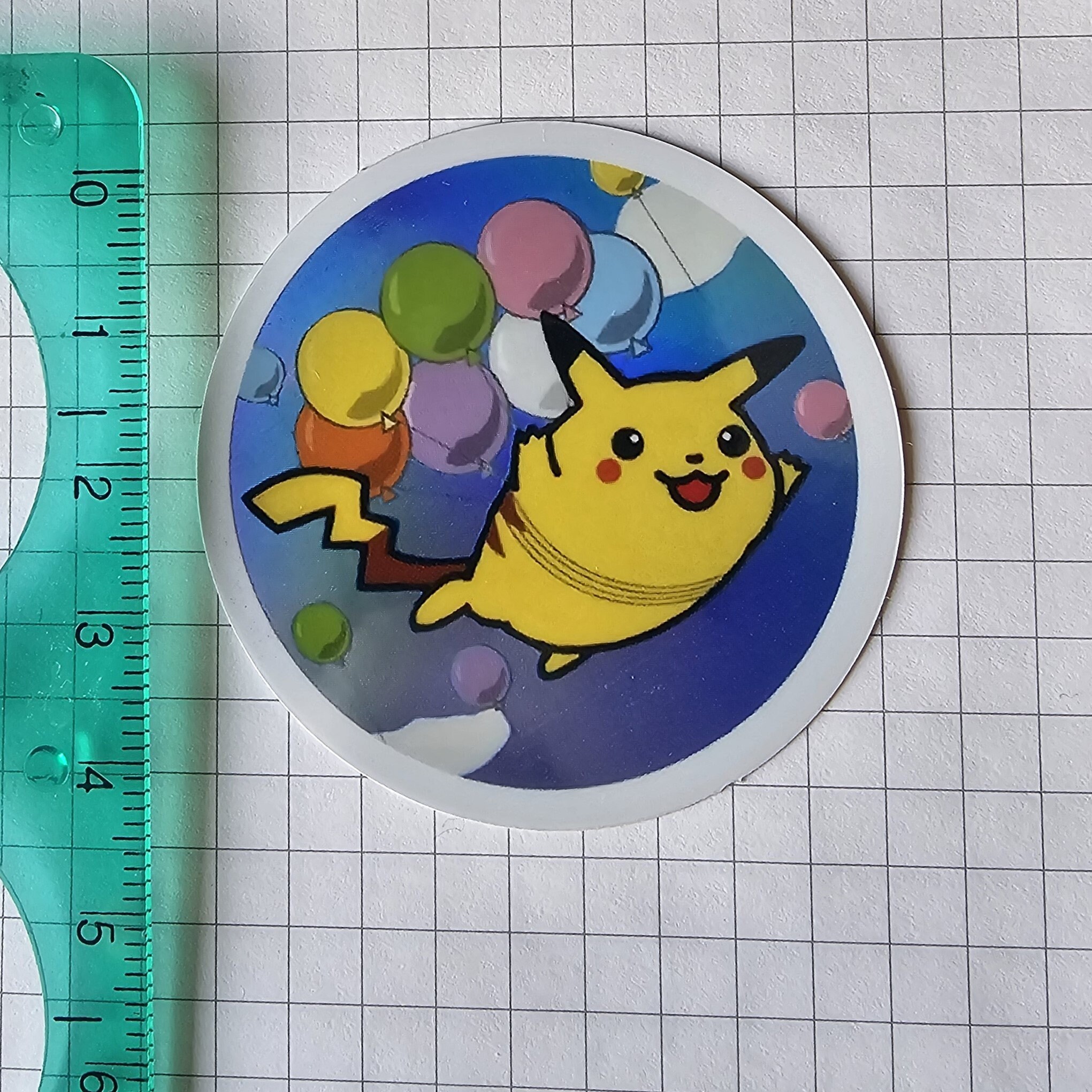 Flying Pikachu Pokemon Holographic Sticker - Etsy