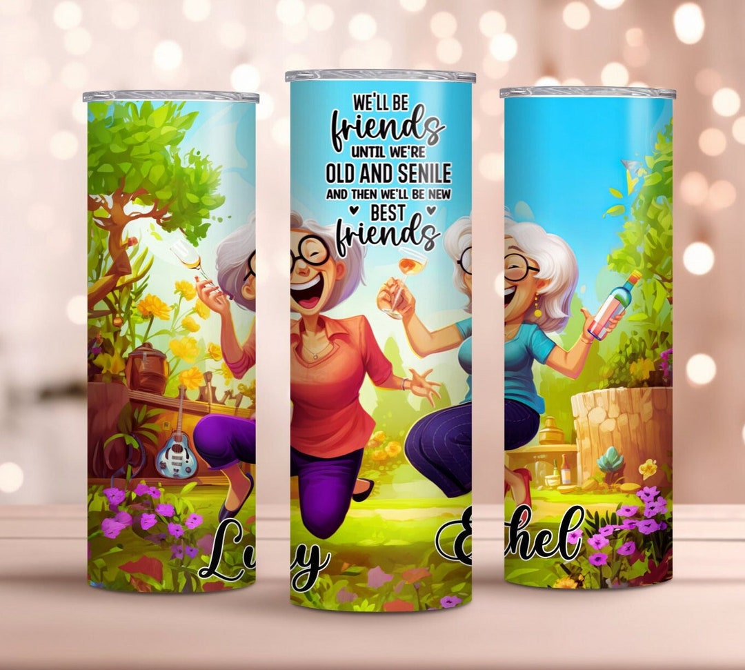 PERSONALIZED Friendship Tumbler, Best Friend Mug, Wine Stainless Cup ...