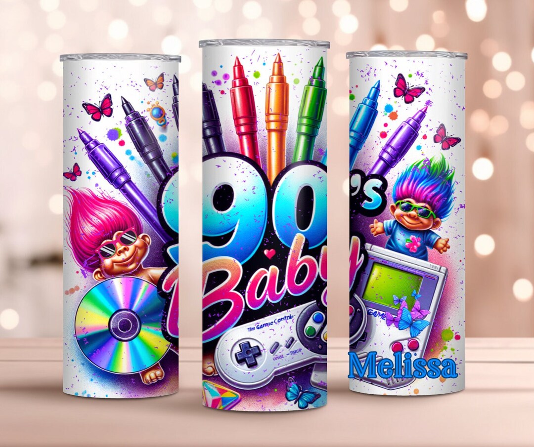 1990's Childhood Skinny 20 Oz Tumbler. I Love the 1990s, TV Shows of ...