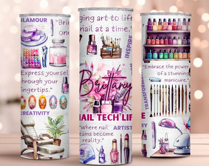 Nail Tech Tote Bag, Nail Tech Gifts, Nail Artist Gifts, Manicurist ...