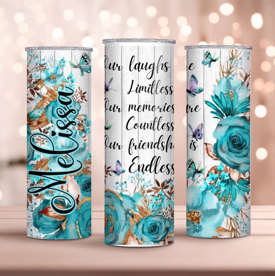 PERSONALIZED Friendship Tumbler for Bestie, Gift for Best Friend Skinny ...