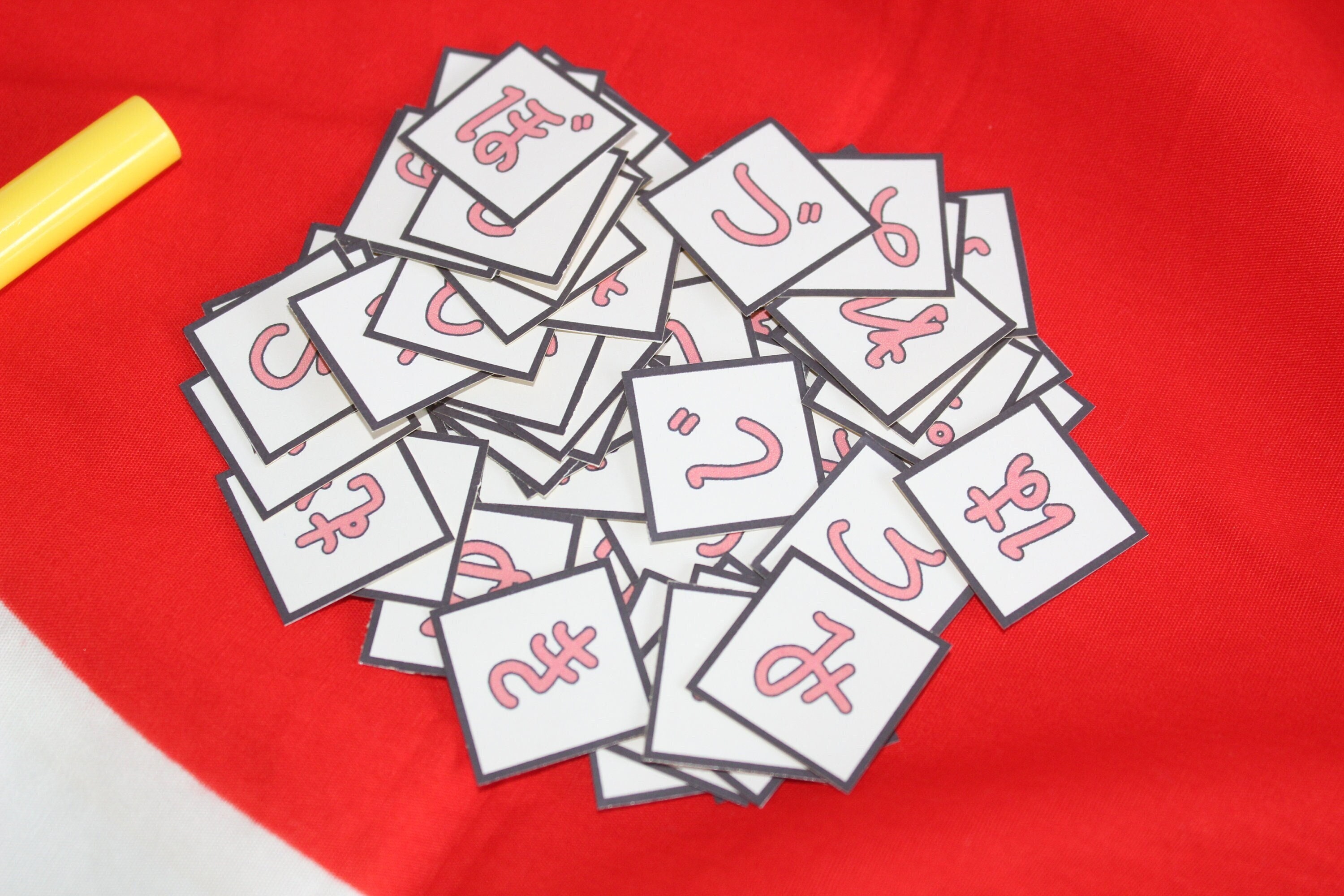 71 Japanese Alphabet Stickers: Japanese Language Learning - Etsy