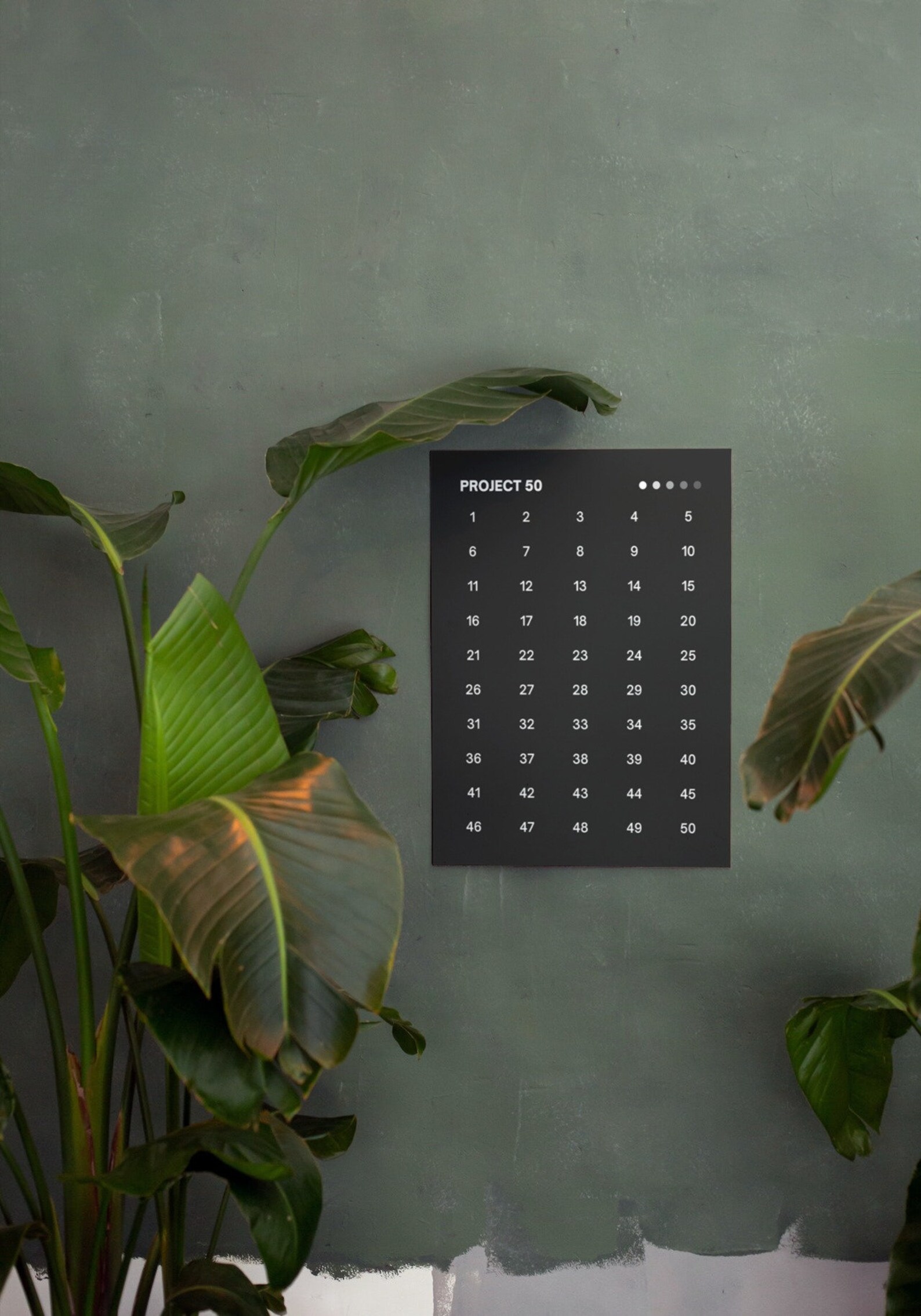 PROJECT 50 Challenge Bundle - Habit Checklist, Calendar, Wallpaper and ...