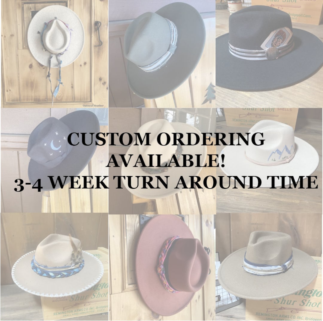 Custom Bespokewide Brim Hat | Embroidery | Embellishment | Personalized ...