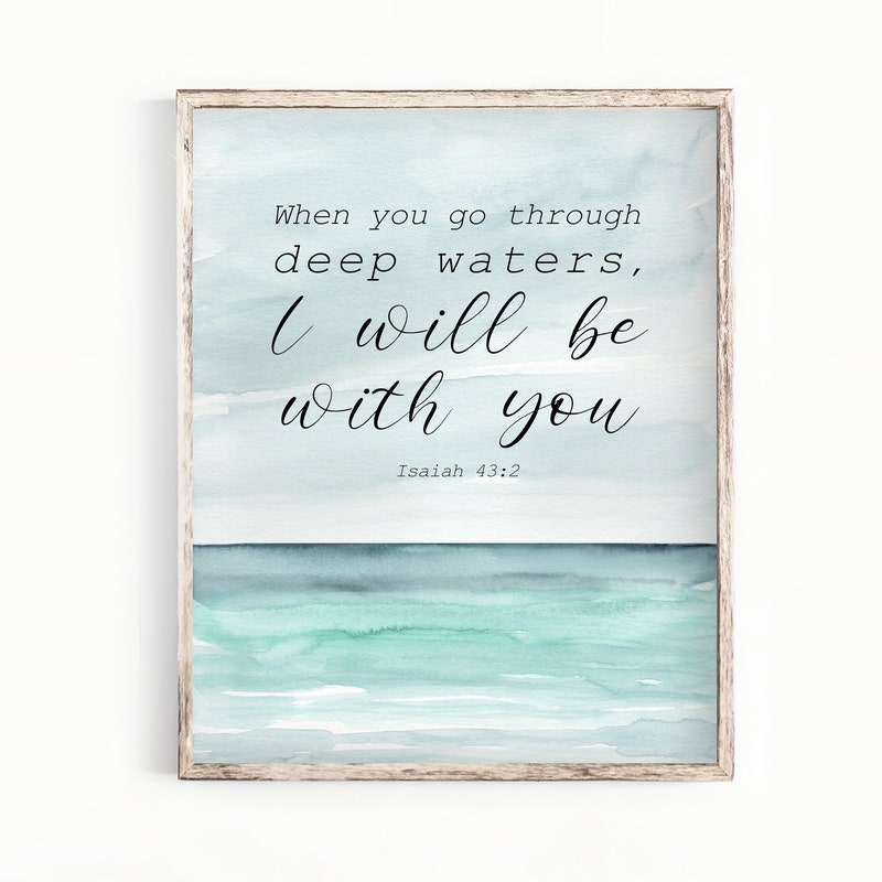 Through Deep Waters - Etsy