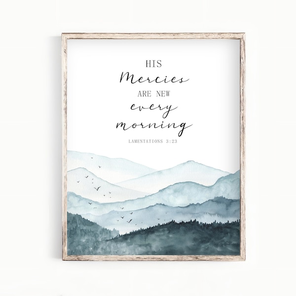 Lamentations 3 22 23 - Etsy