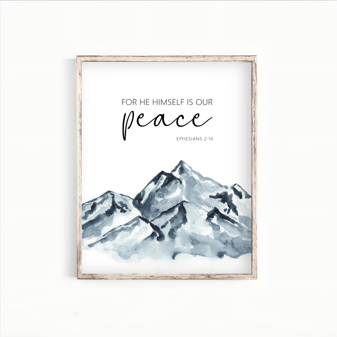 Ephesians 2:14 Printable Bible Verse Wall Art He Himself is Our Peace ...