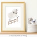Counting Sheep Prints, Nursery Decor, Neutral Nursery Decor, Printable ...