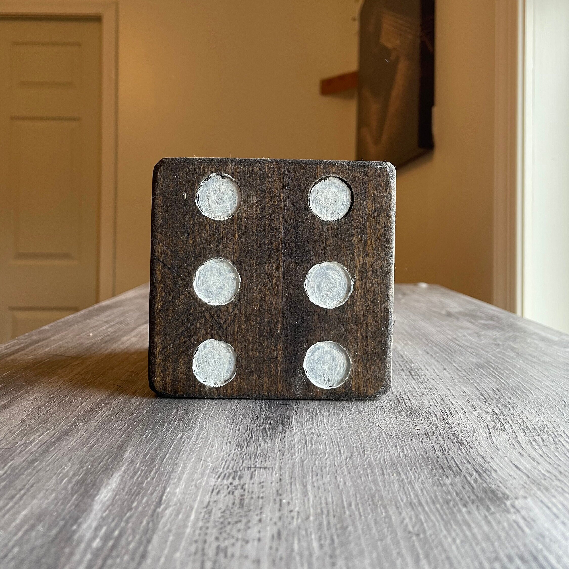 Jumbo Wooden Dice 4x4 Home Decor Yard Game Dice Reclaimed Pallet Wood ...