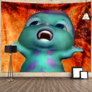 Bibble Tapestry Gaslight Gatekeep Girlboss Wall Tapestry - Etsy