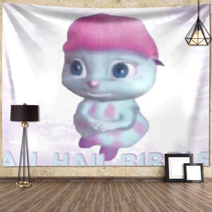 Bibble Tapestry Gaslight Gatekeep Girlboss Wall Tapestry - Etsy