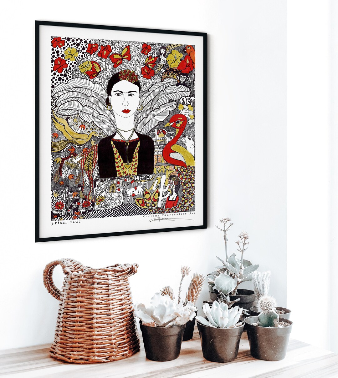 Colorful Maximalist Printable Wall Art, Abstract Modern Line Drawing ...