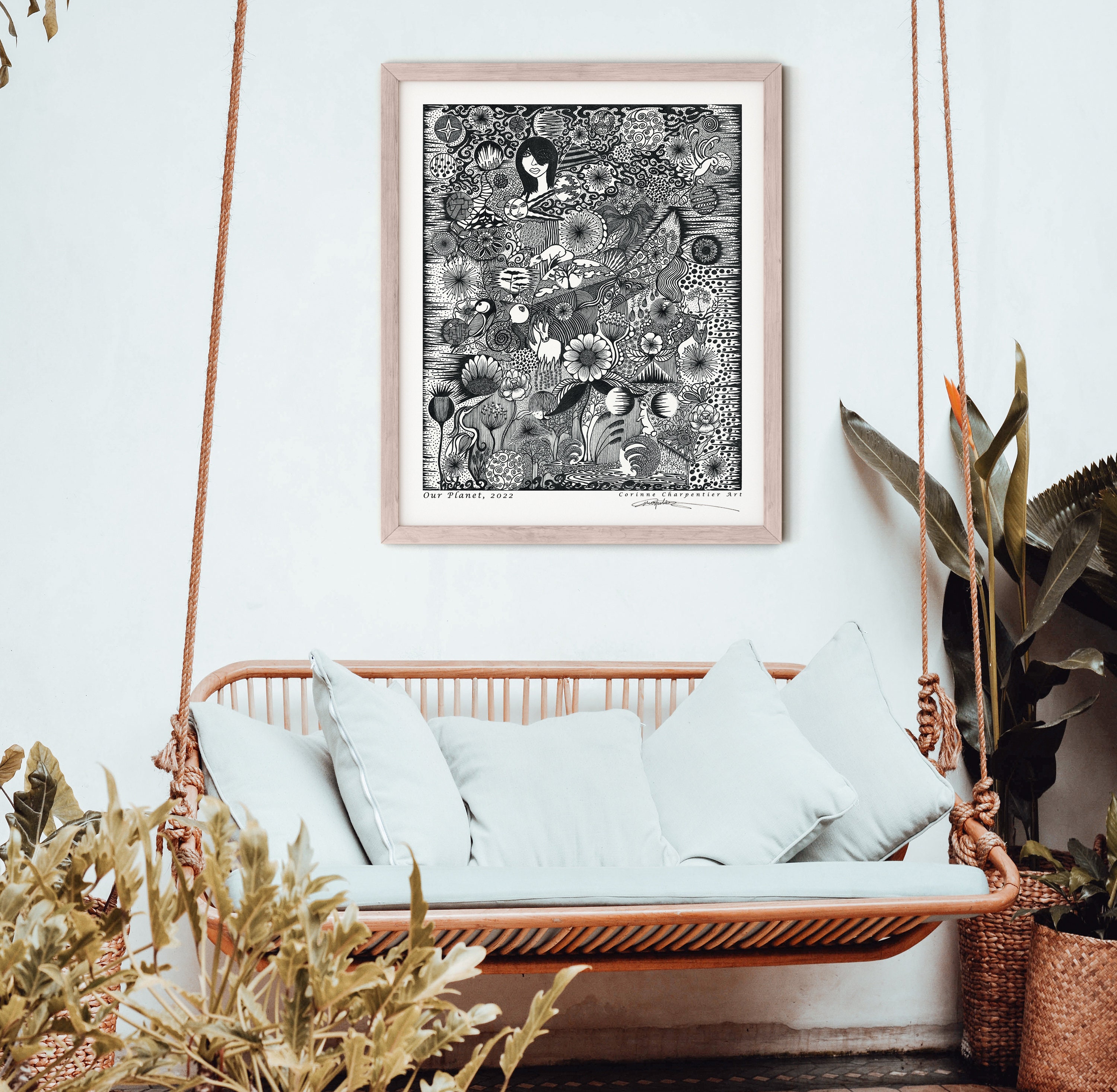 Black and White Maximalist Printable Wall Art Abstract Modern - Etsy