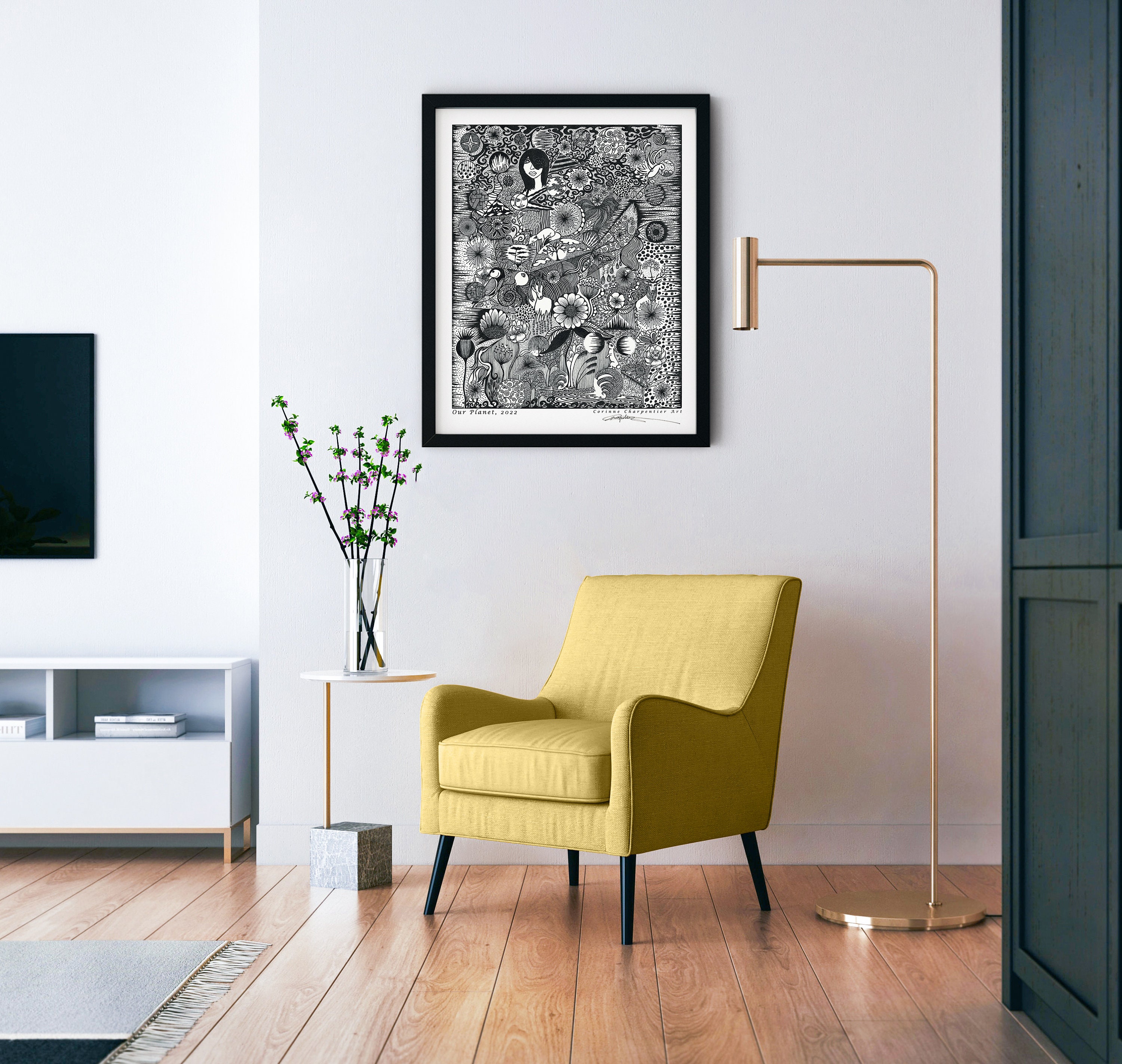 Black and White Maximalist Printable Wall Art Abstract Modern - Etsy