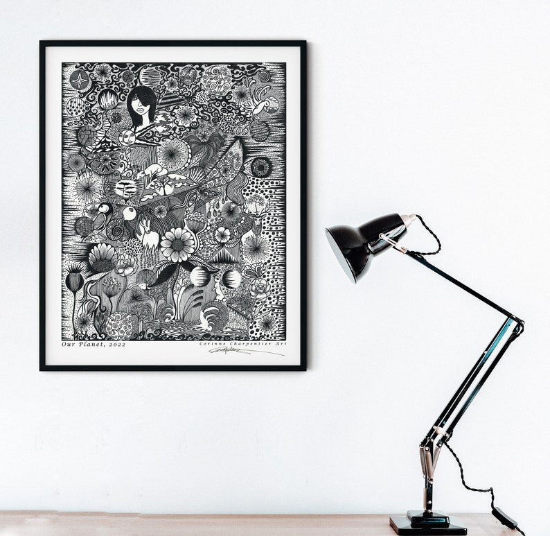 Black and White Maximalist Printable Wall Art Abstract Modern - Etsy