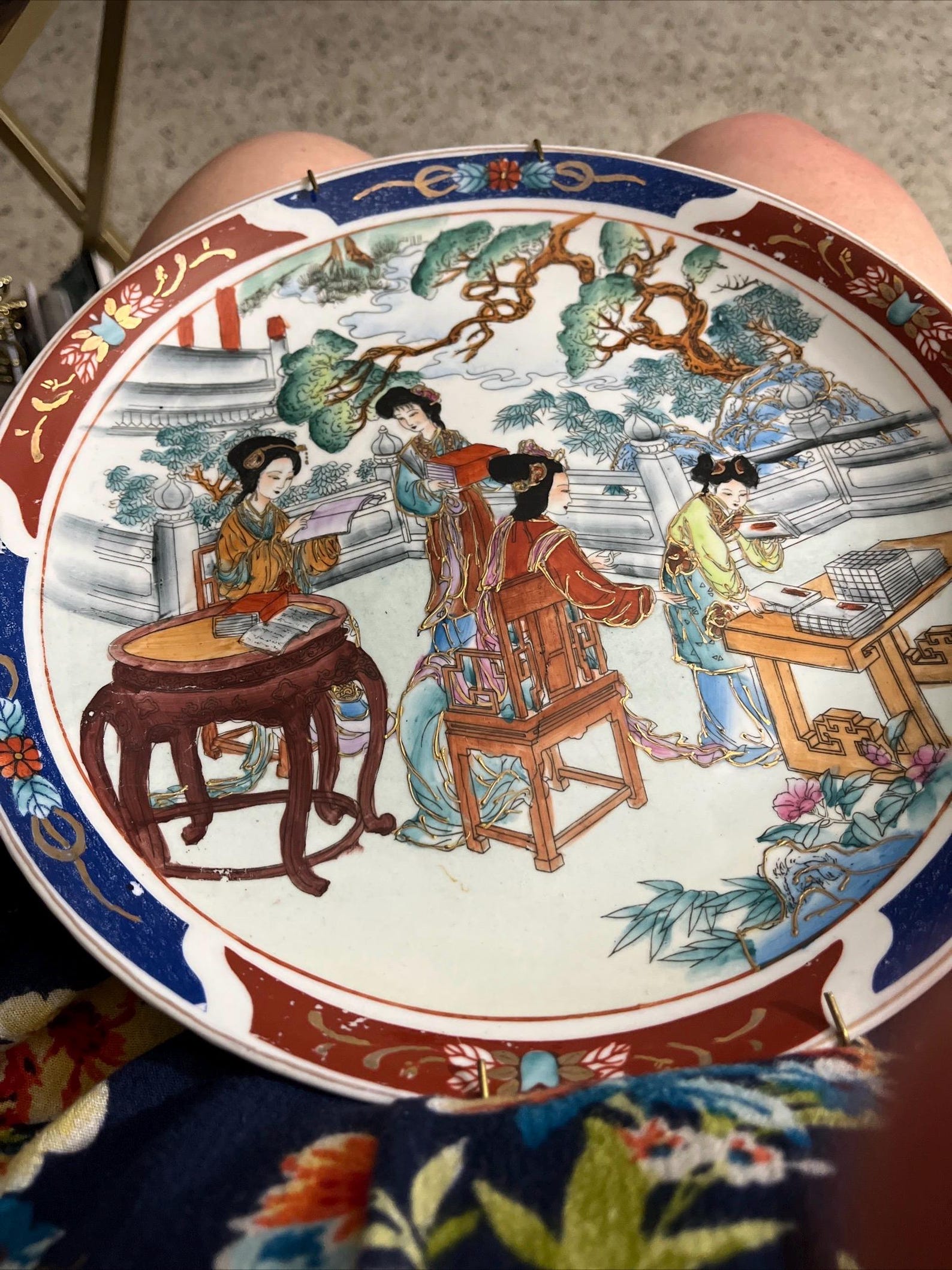 Vintage Japanese Pavilion Scene Plate/ Collectible Plate Ready to ...
