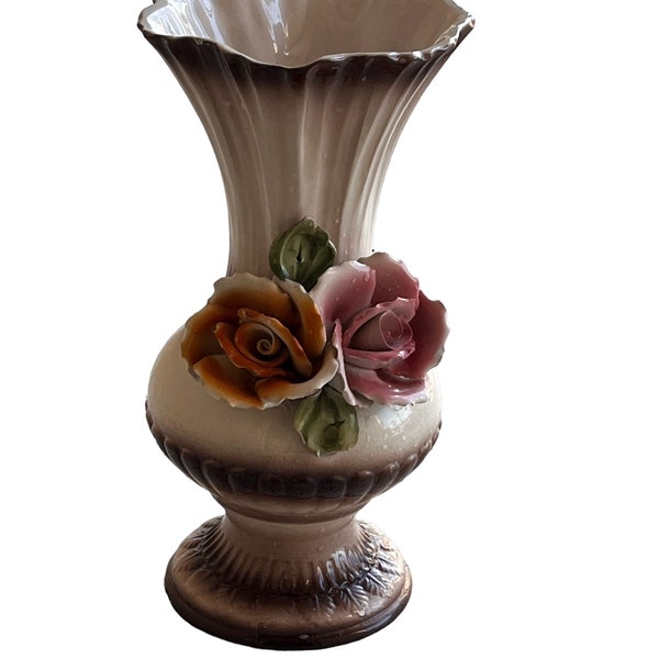 Capodimonte Vase - Etsy