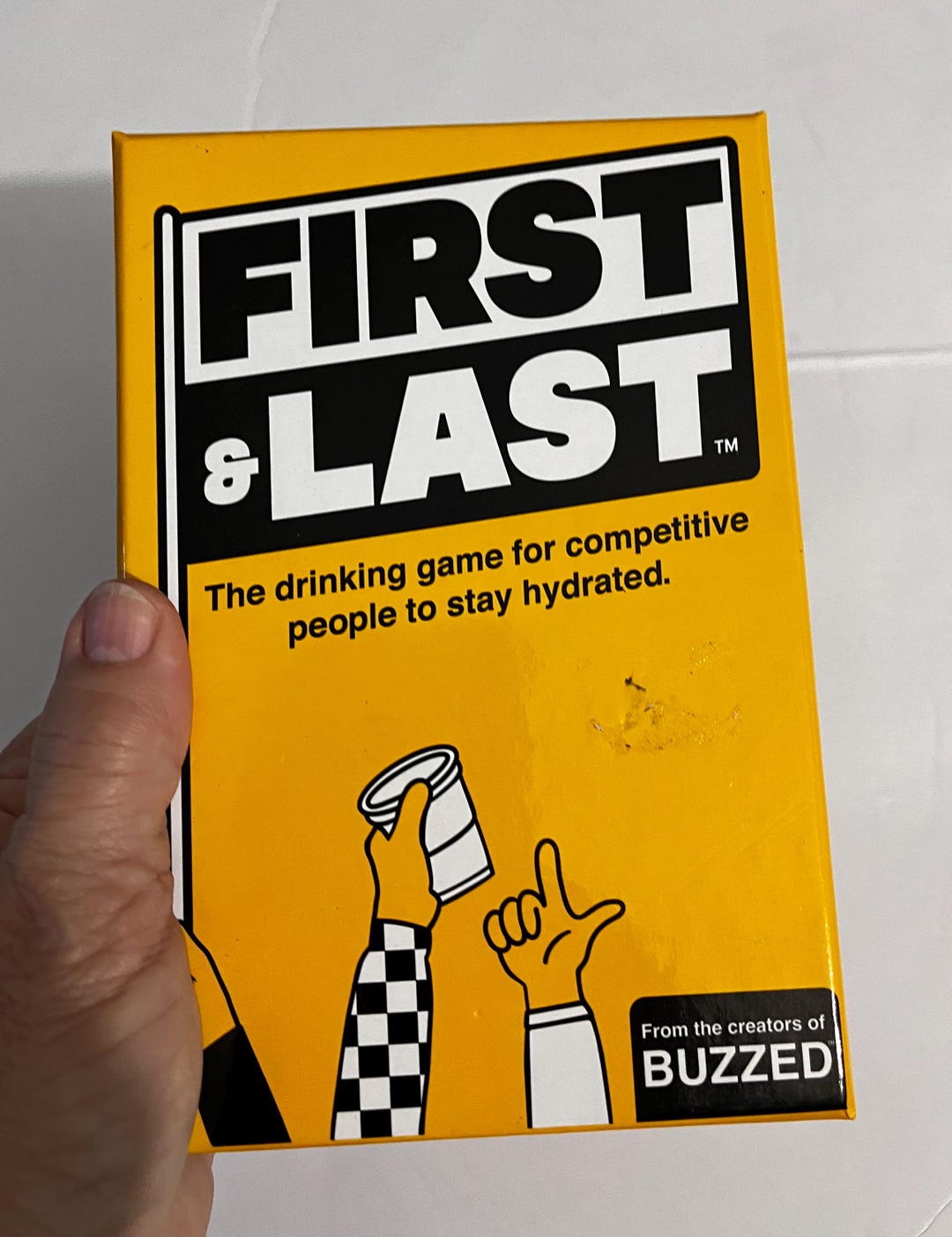 First & Last the Drinking Game for Competitive People to Stay Hydrated ...