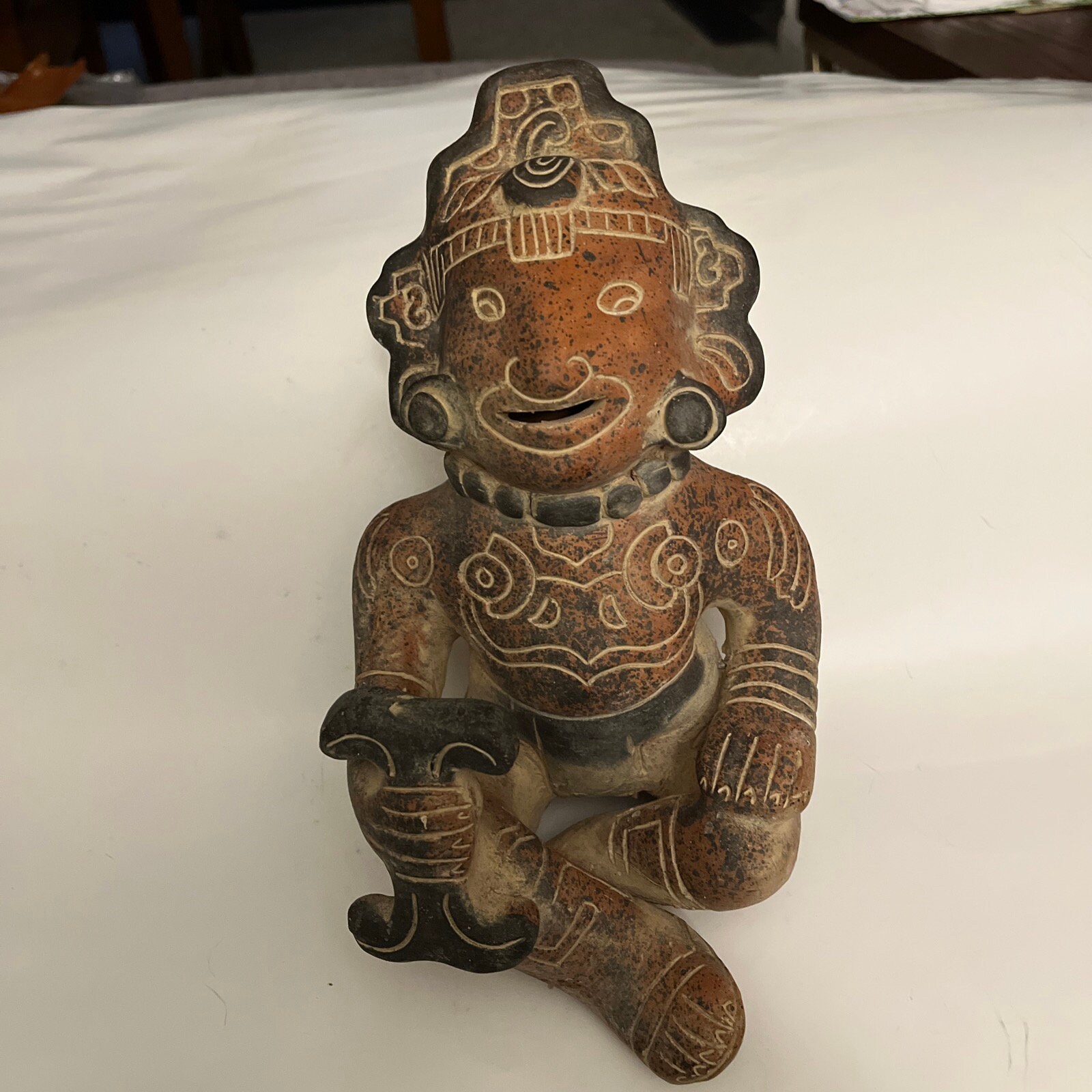 Antique Unique Rare Mayan Culture Handmade Mexico Aztec Clay - Etsy