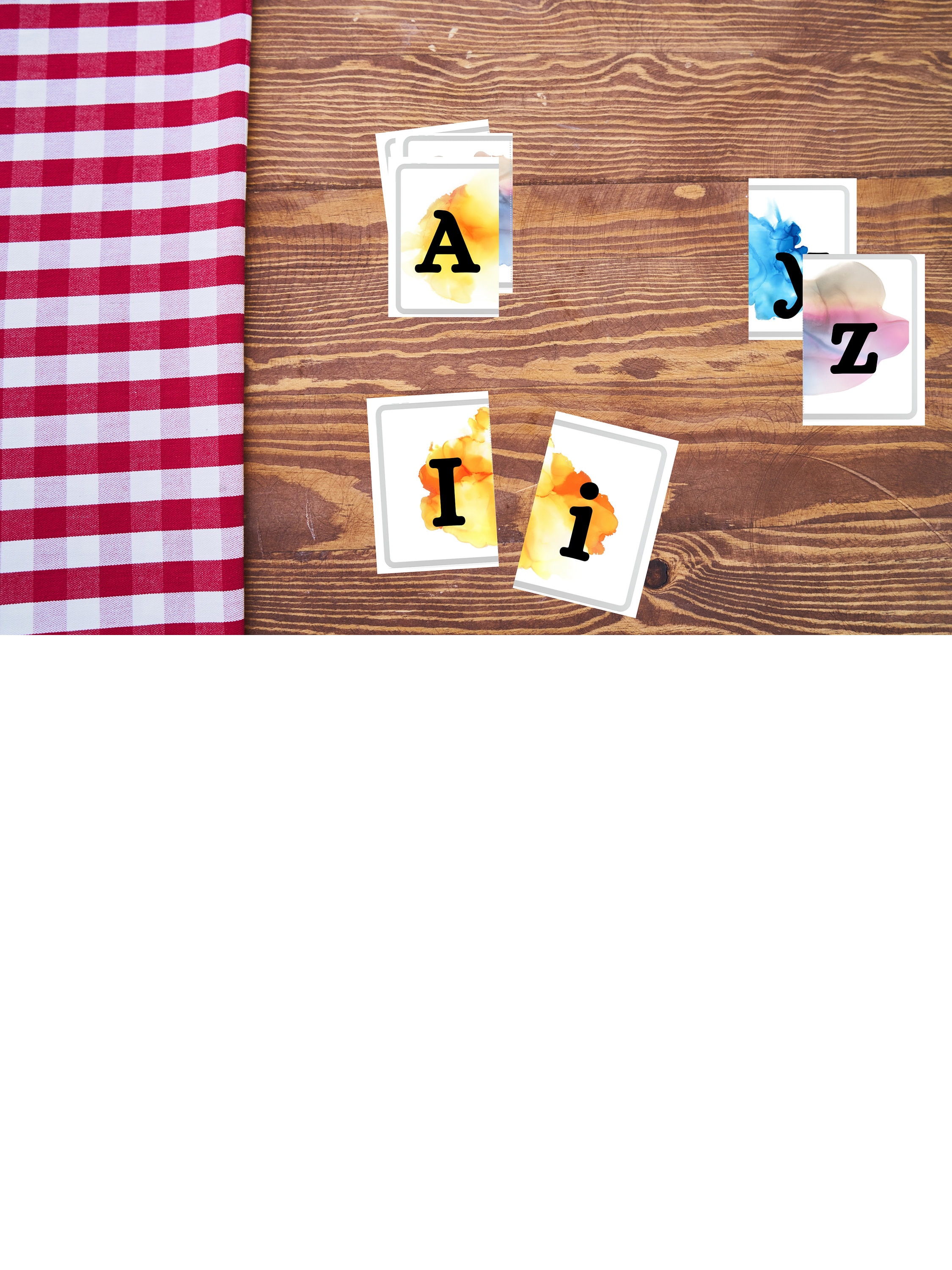 Alphabet Cards/ Matching Cards/ Printables / Toddler Activity/ Letter ...