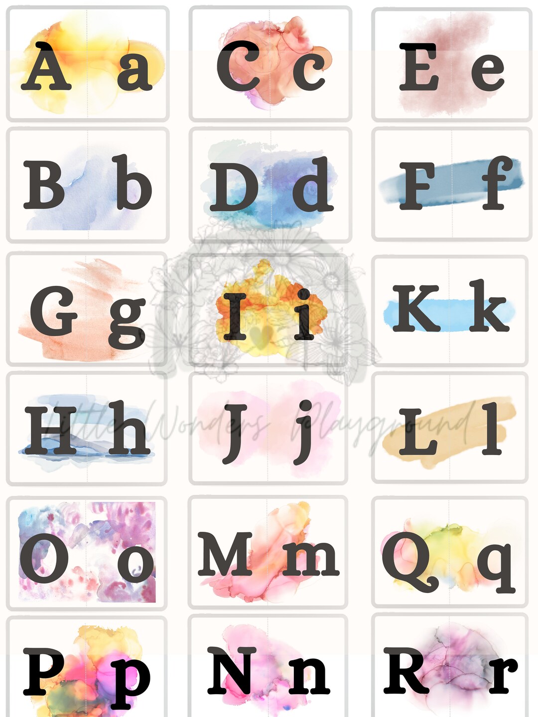 Alphabet Cards/ Matching Cards/ Printables / Toddler Activity/ Letter ...