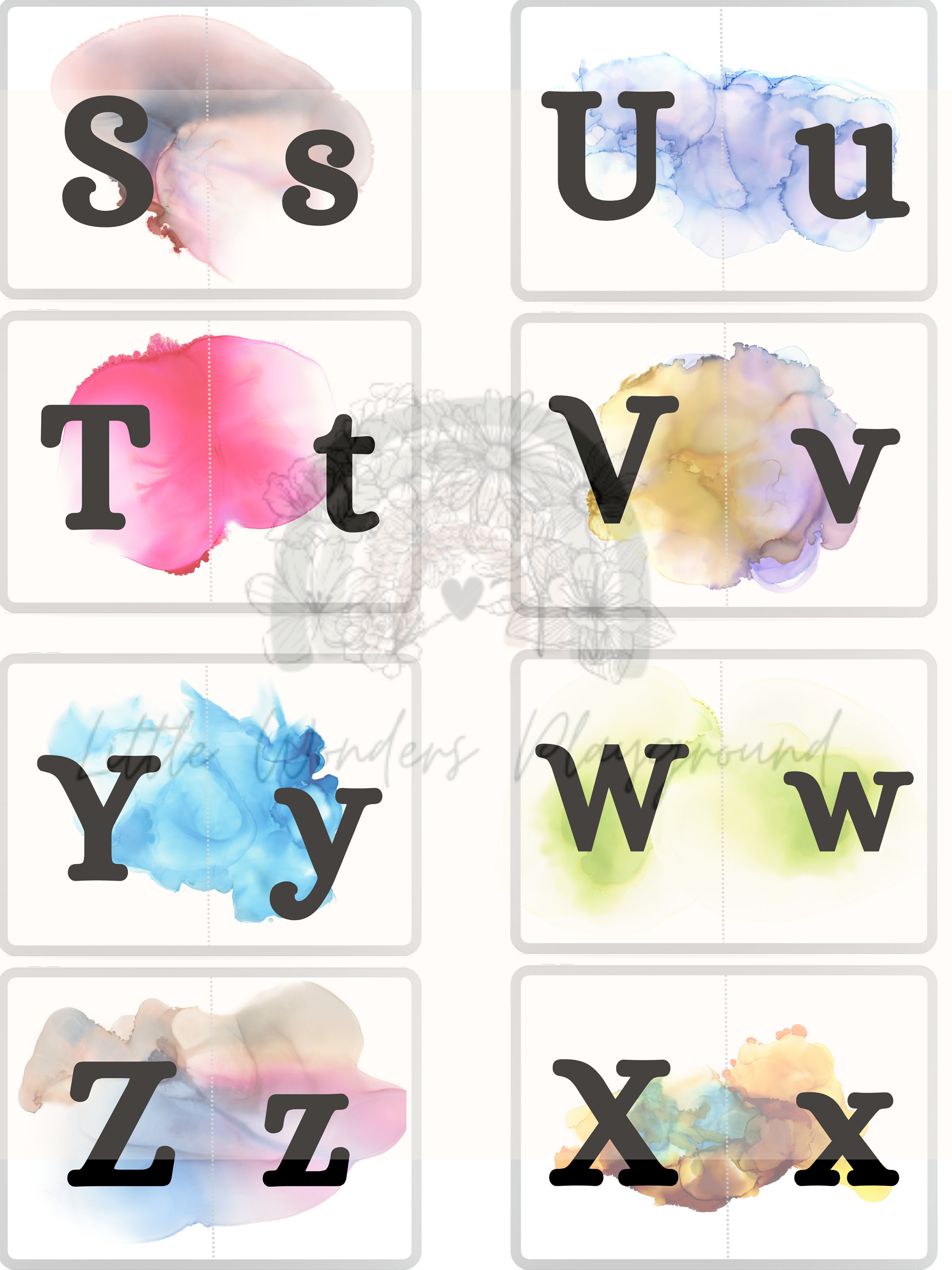 Alphabet Cards/ Matching Cards/ Printables / Toddler Activity/ Letter ...