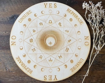 Wood Astrology Board - Etsy