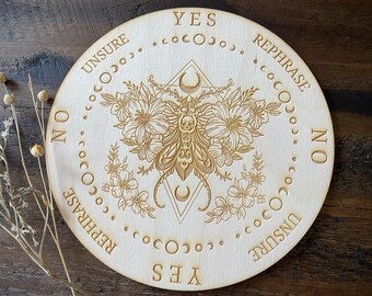 Death's Head Moth Black Pendulum Board Kit Celestial - Etsy