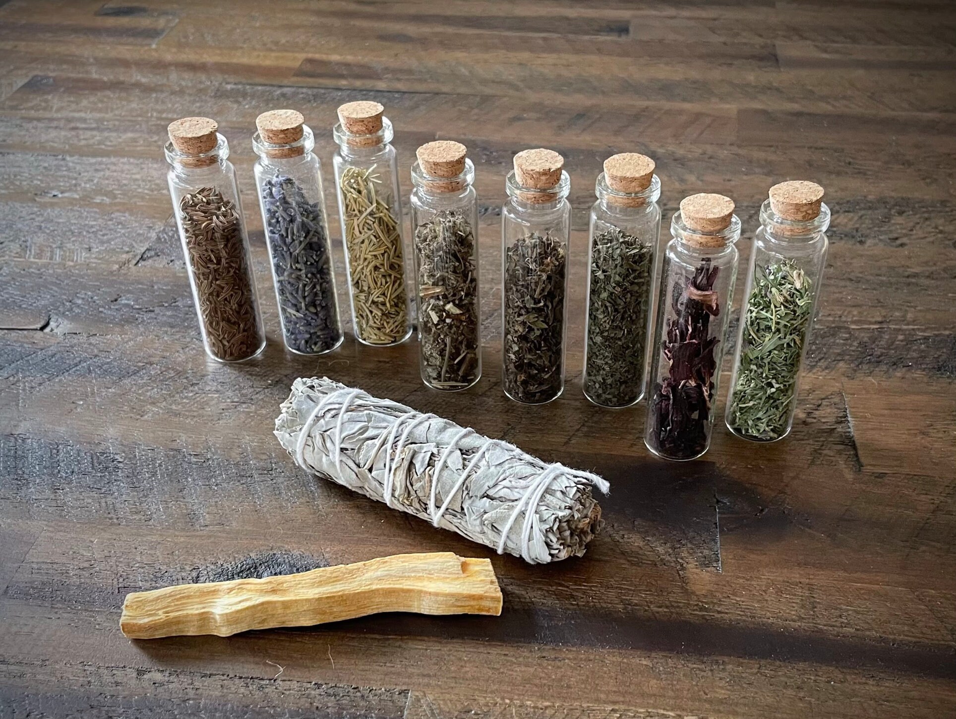 Pentagram Spell Box With Witchcraft Herb Starter Kit Sage - Etsy