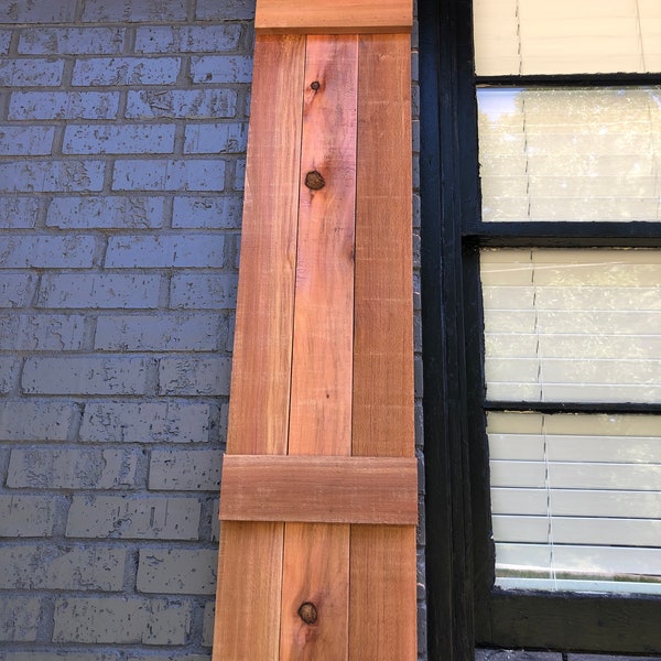 Cedar Shutters - Etsy