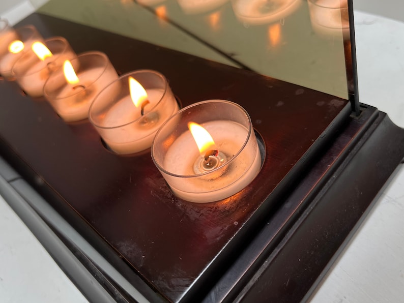 Partylite Infinite Reflections Infinity Mirrored Candle Tealight Holder ...