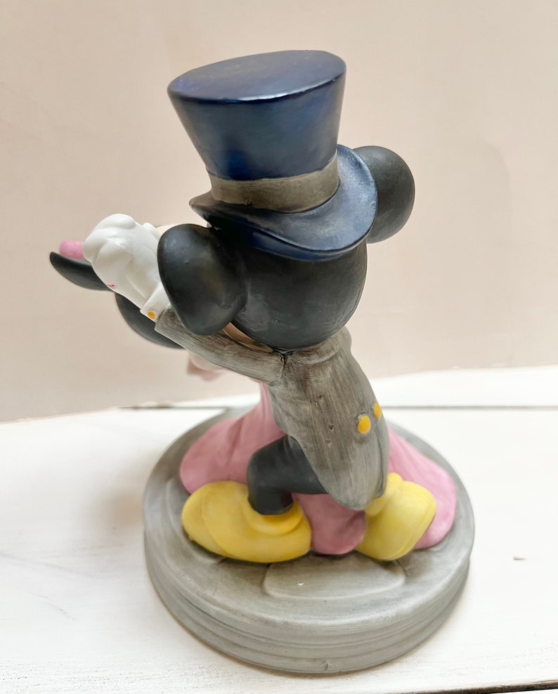 Mickey and Minnie Mouse Ceramic Porcelain Ballroom Dancing Figurine ...