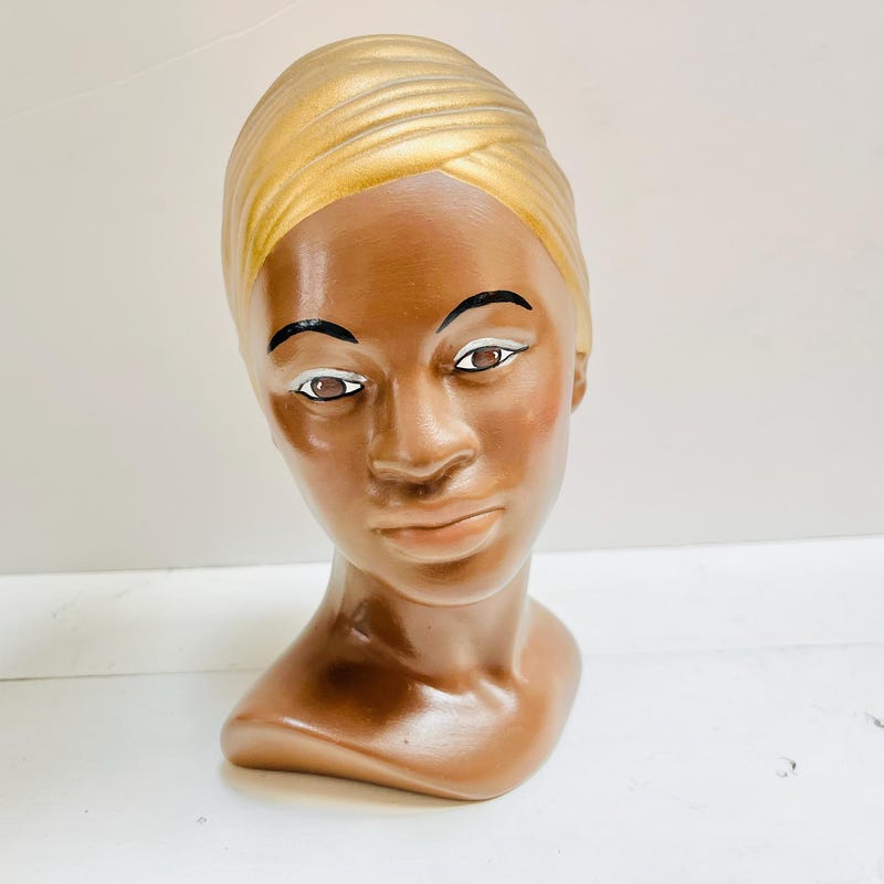 Chalkware Bust - Etsy