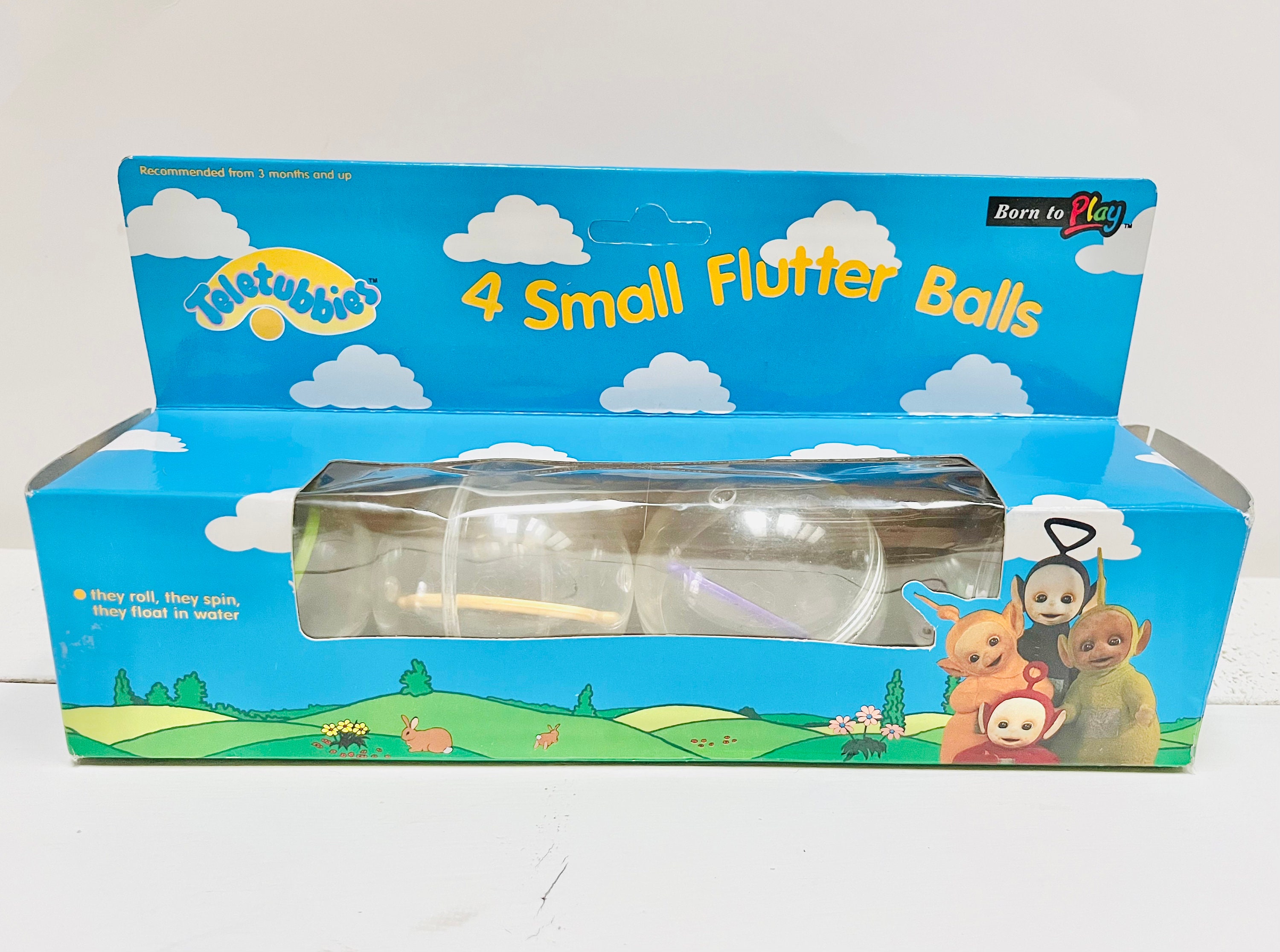 Vintage Teletubbies Flutter Balls - 1996 Toy Set With Original Box - Etsy